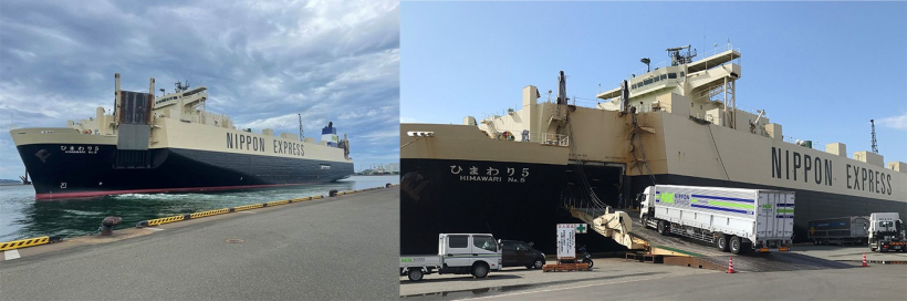 拠点間輸送にRORO船を活用 | 株式会社山善